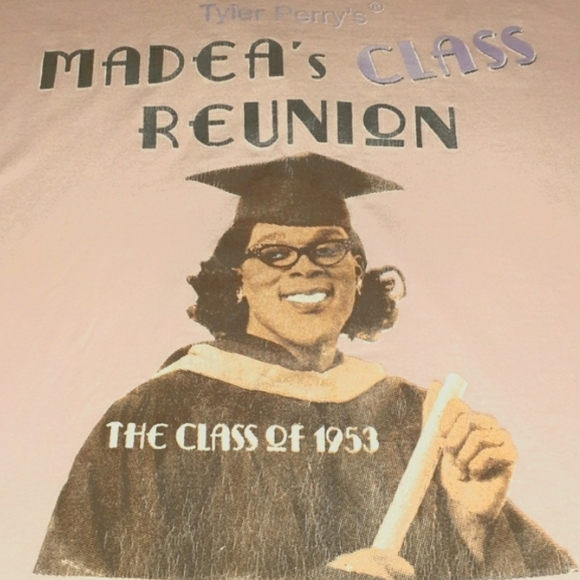 Vintage | Shirts | 206 Madeas Class Reunion Promo Pink Movie Shirt ...